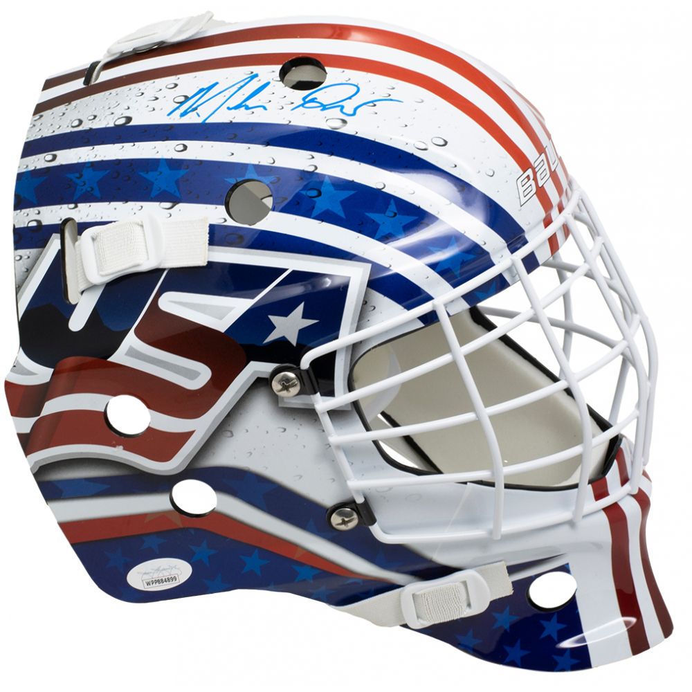 Mike Richter Signed Team USA Full-Size Goalie Mask (JSA COA) | Pristine ...