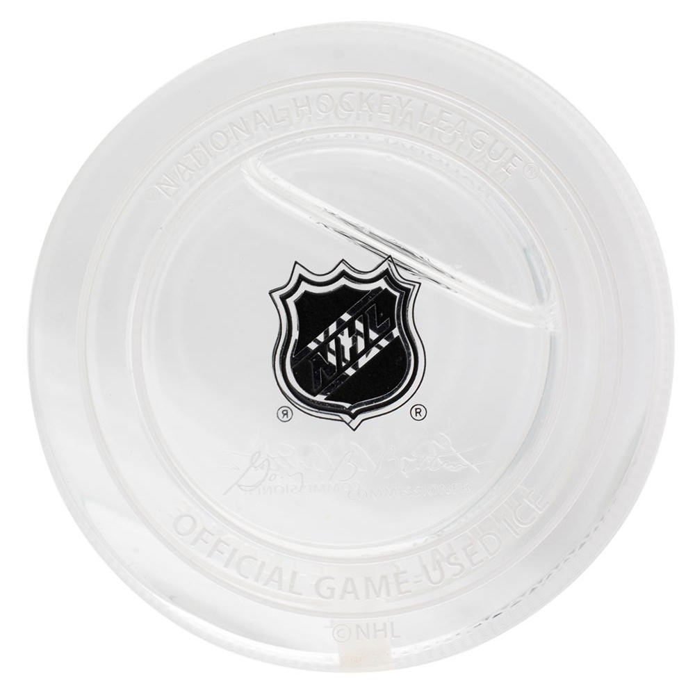 Capitals 2018 Stanley Cup Champions Crystal Hockey Puck with Game-Used ...