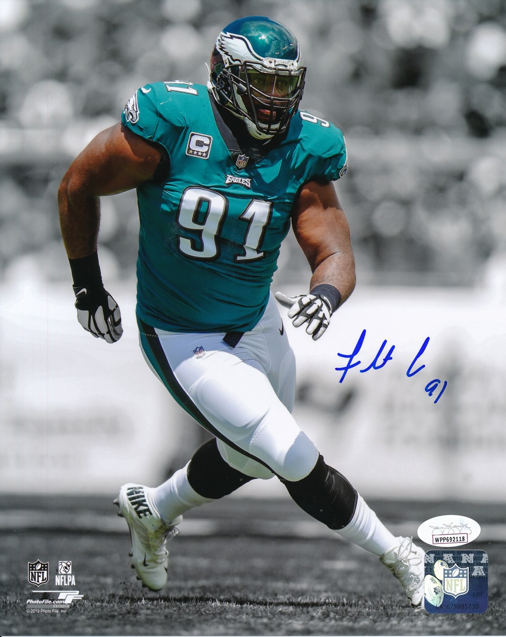 Fletcher Cox Signed Eagles 8x10 Photo (JSA COA) | Pristine Auction