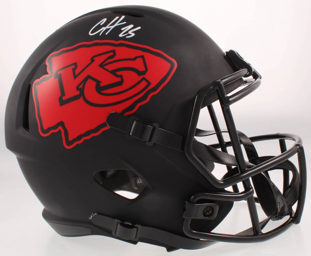 Clyde Edwards-Helaire Signed Chiefs Eclipse Alternate Full-Size Speed ...