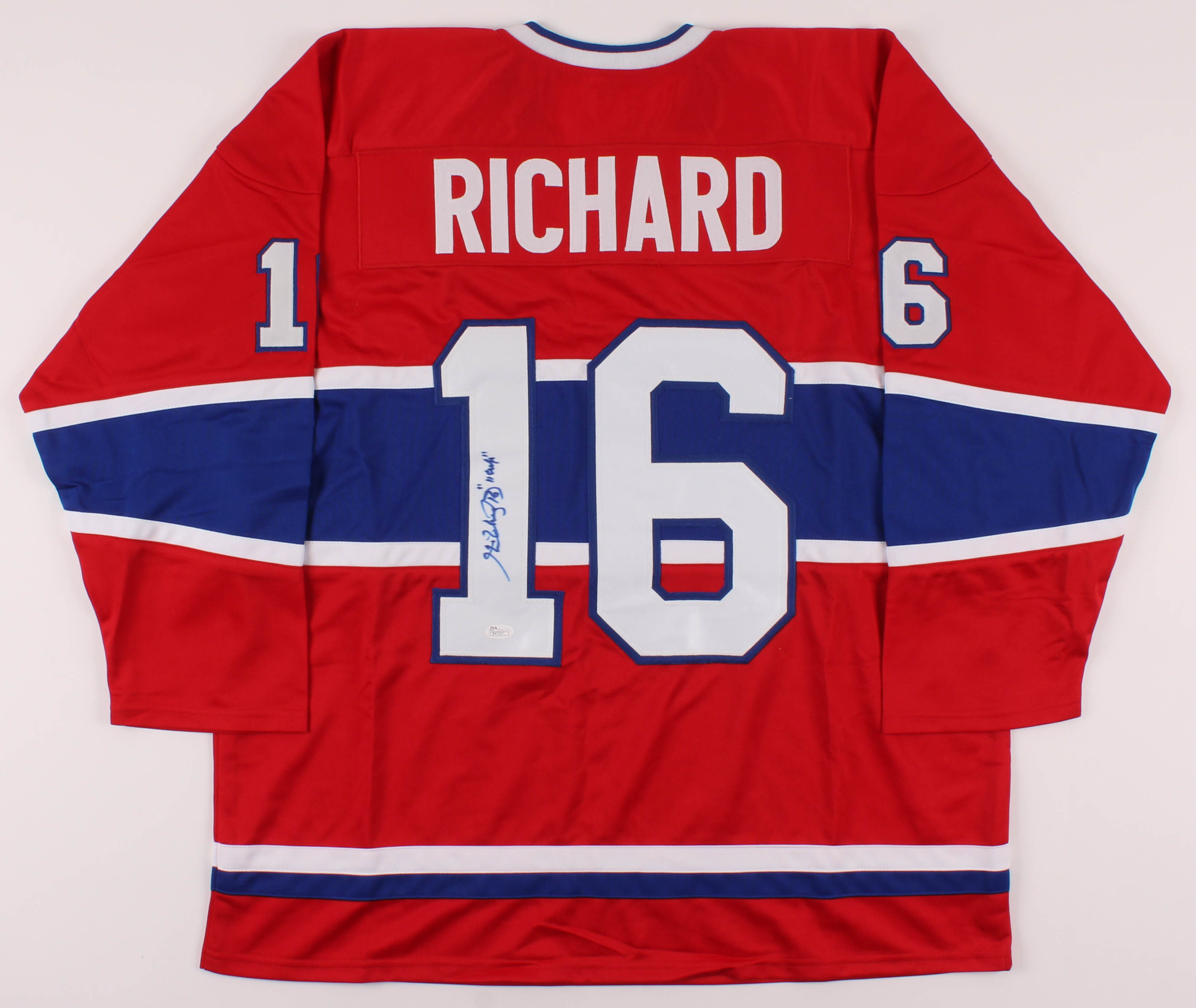 Henri Richard Signed Jersey Inscribed "11 Cups" (JSA COA) | Pristine ...