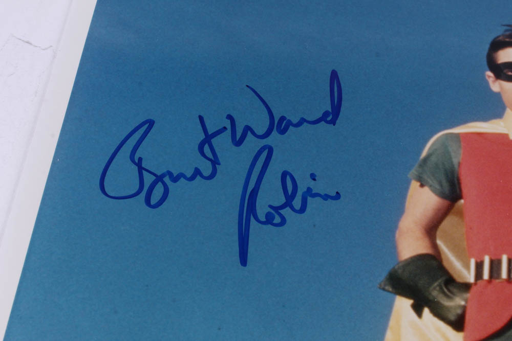 Adam West & Burt Ward Signed "Batman" 11x14 Photo Inscribed "Batman ...