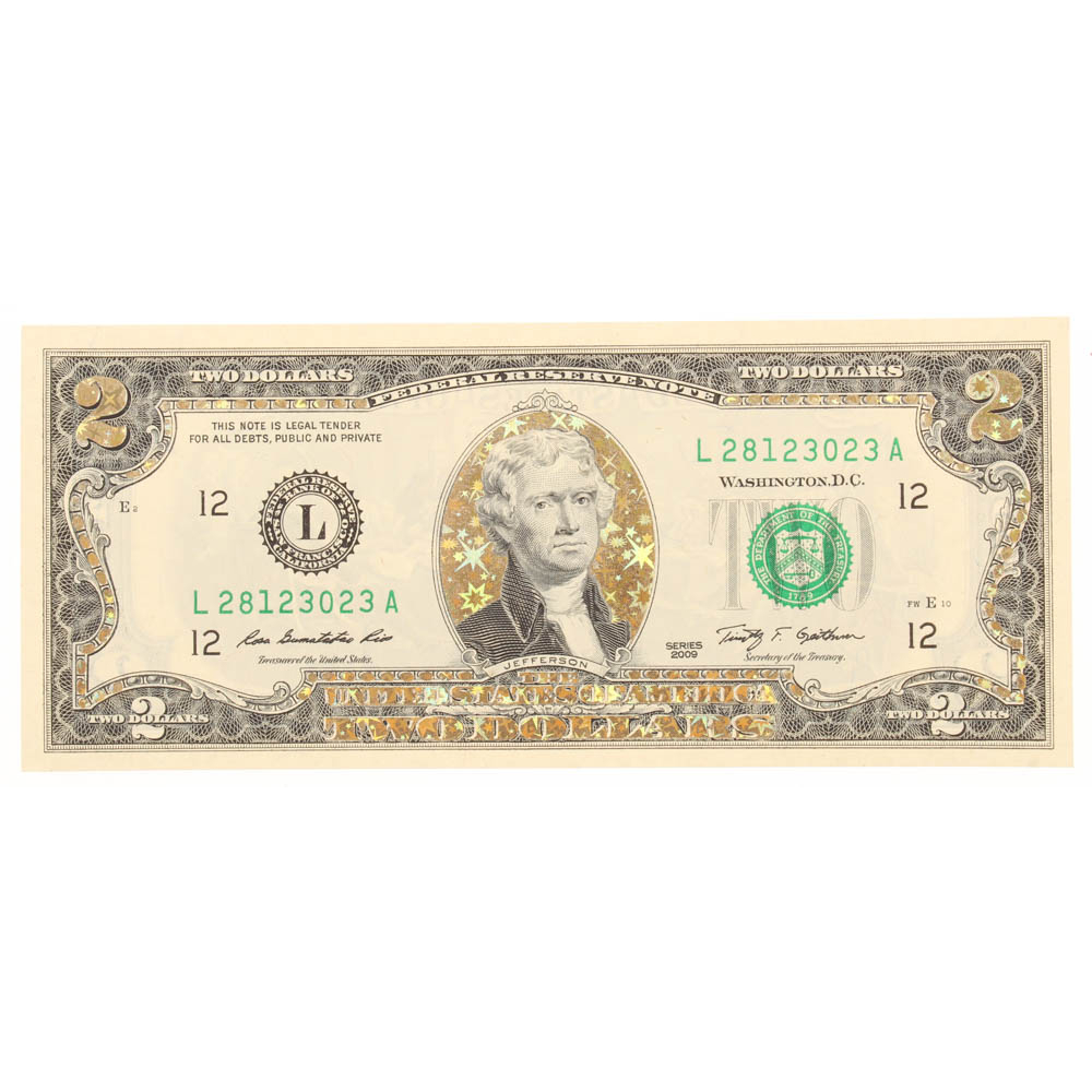 $2 Two Dollar Hologram Bank Note | Pristine Auction