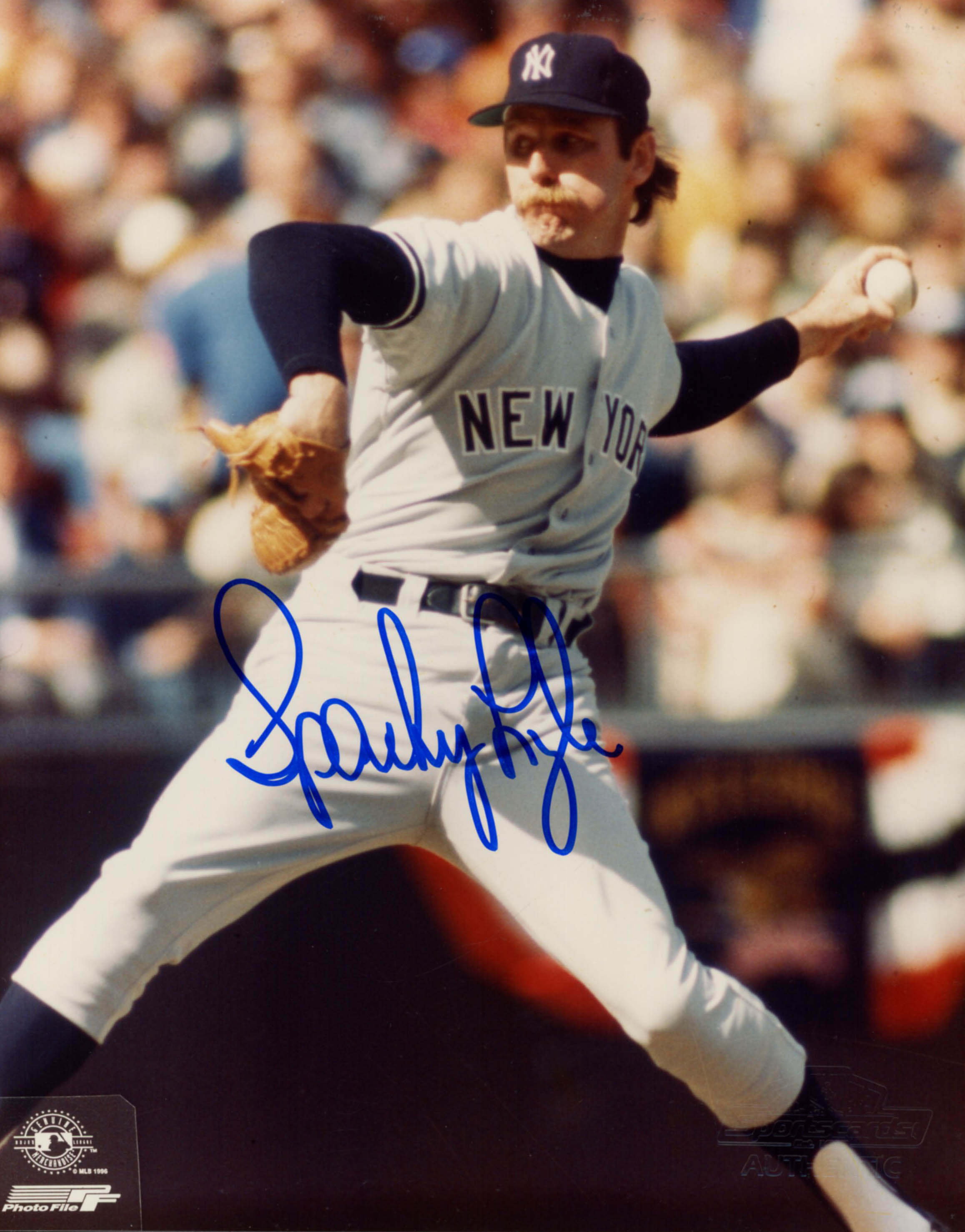Sparky Lyle Signed Yankees 8x10 Photo (Sportscards SOA) | Pristine Auction