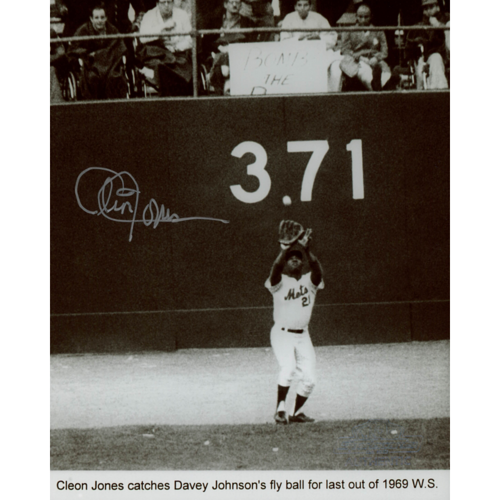 Cleon Jones Signed Mets 1969 World Series 8x10 Photo (Sports Cards SOA ...