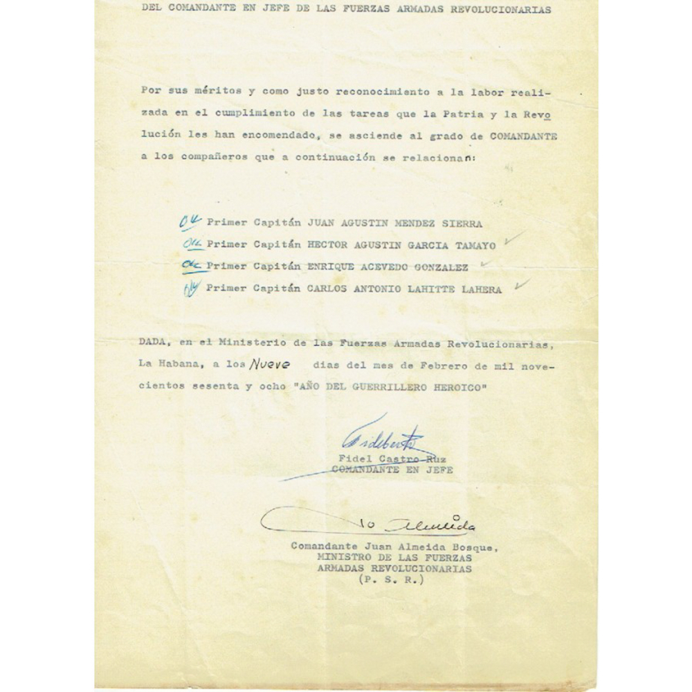 Fidel Castro Signed 1968 Document (PSA LOA) | Pristine Auction
