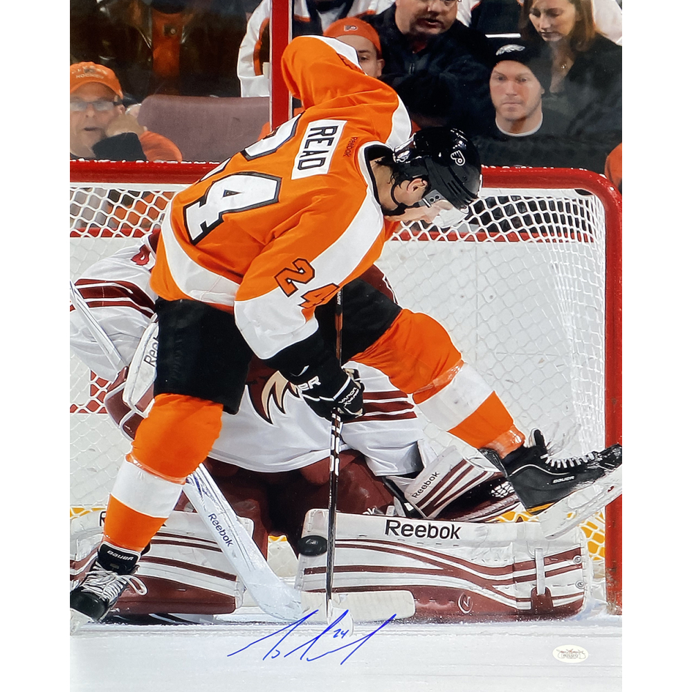 Matt Read Signed Flyers 16x20 Photo (JSA) | Pristine Auction
