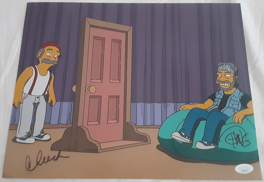 Cheech Marin & Tommy Chong Signed "The Simpsons" 11x14 Photo (JSA COA ...