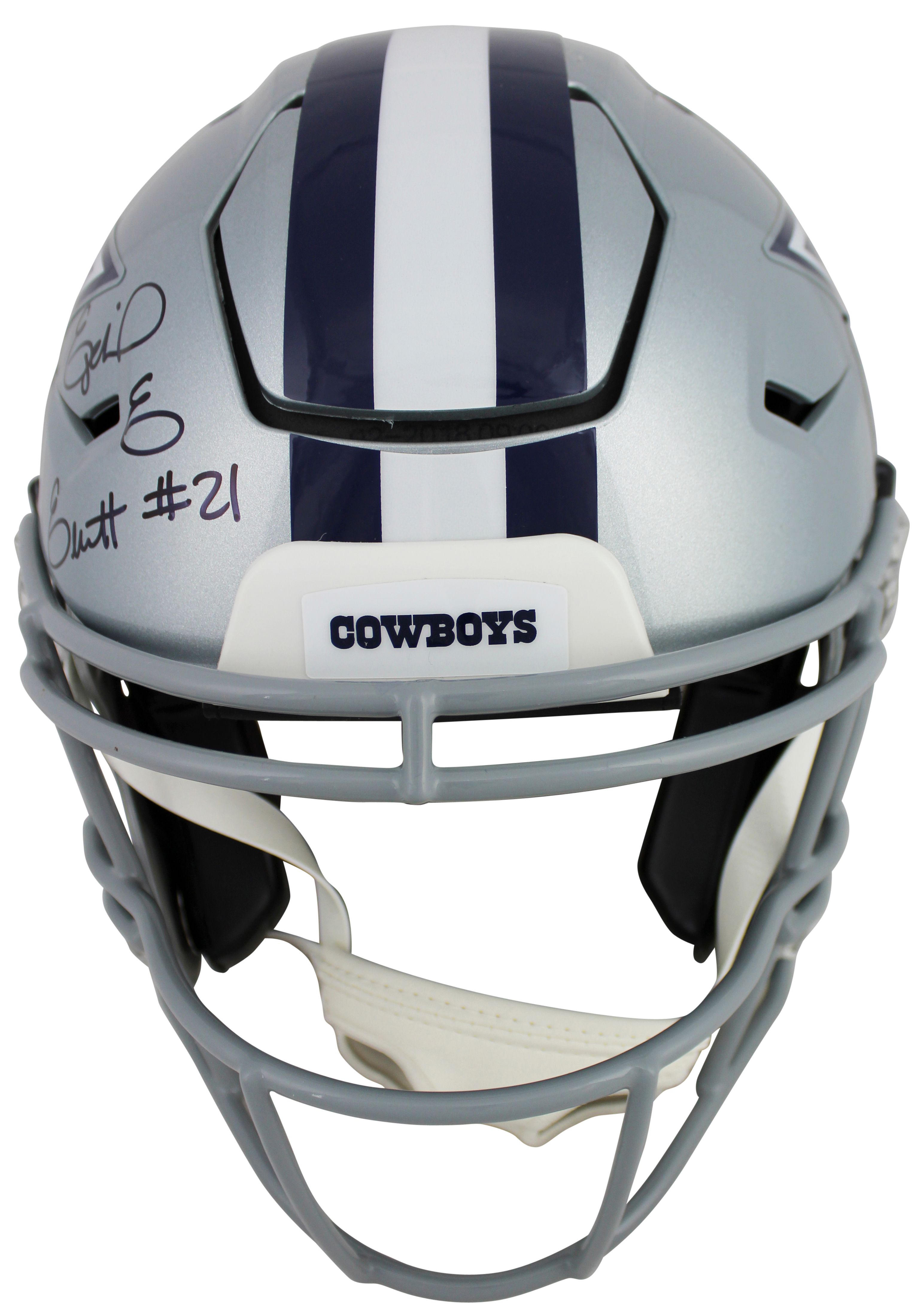 Ezekiel Elliott Signed Cowboys Full-Size Authentic On-Field SpeedFlex ...