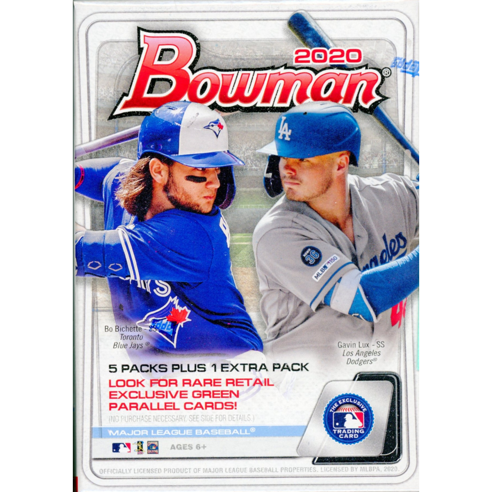 2020 Bowman Baseball Blaster Box with (6) Packs | Pristine Auction