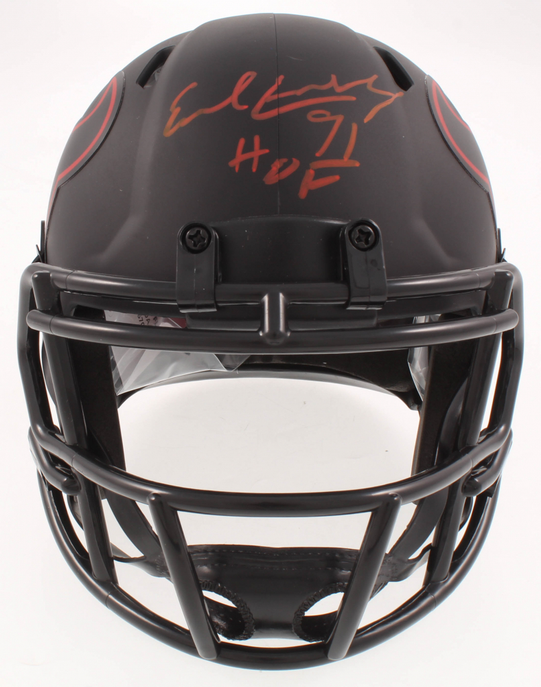 Earl Campbell Signed Texans Eclipse Speed Mini Helmet Inscribed "HOF 91 ...