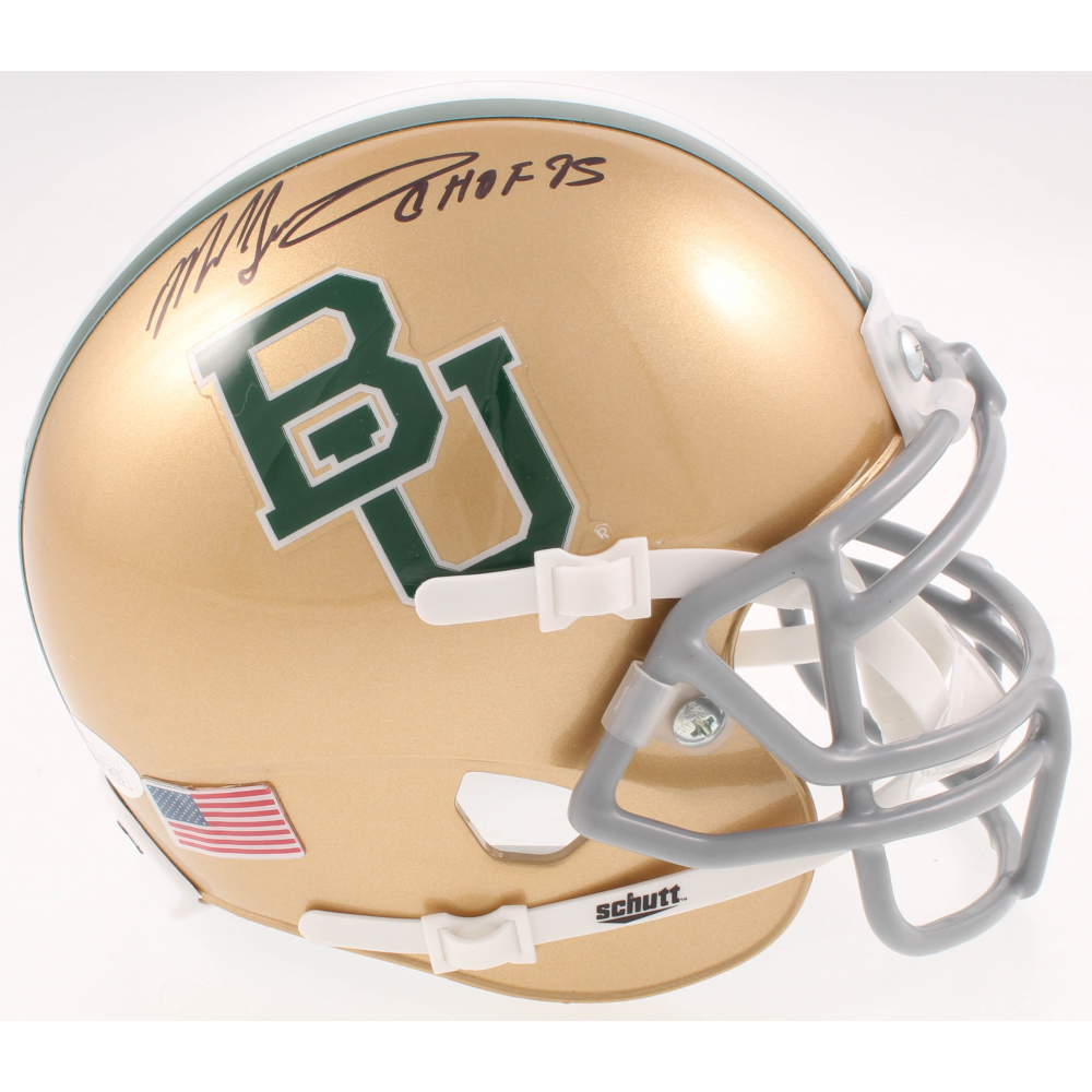 Mike Singletary Signed Baylor Bears Mini-Helmet Inscribed "CHOF 95 ...