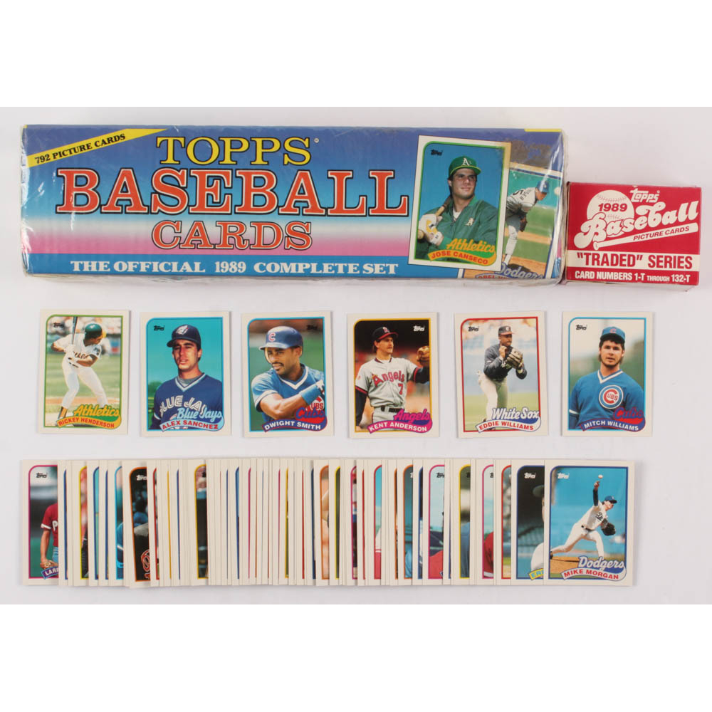 Lot of (2) Topps Baseball Card Boxes with (1) Unopened 1989 Topps ...