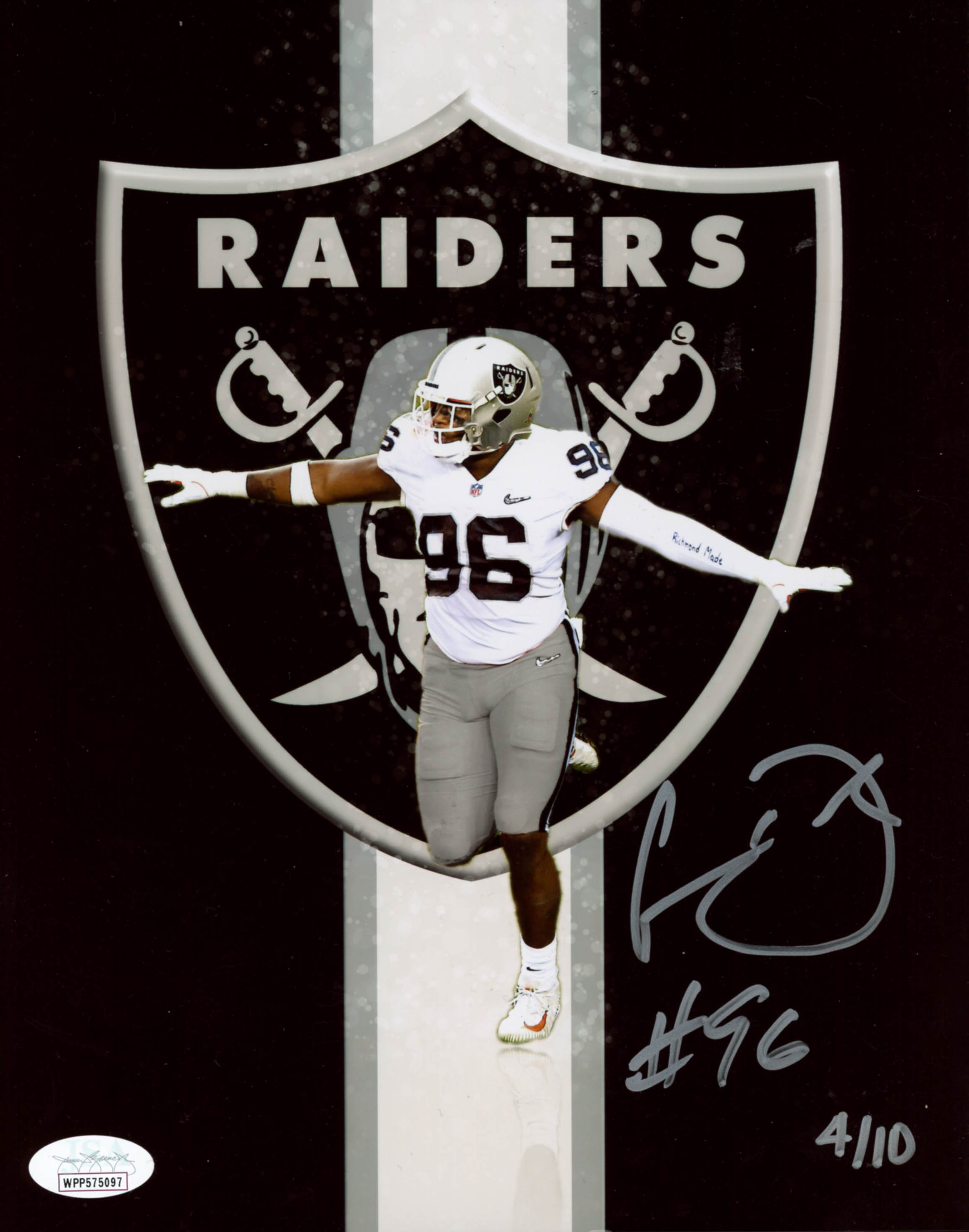 Clelin Ferrell Signed LE Raiders 8x10 Photo (JSA Hologram) | Pristine ...