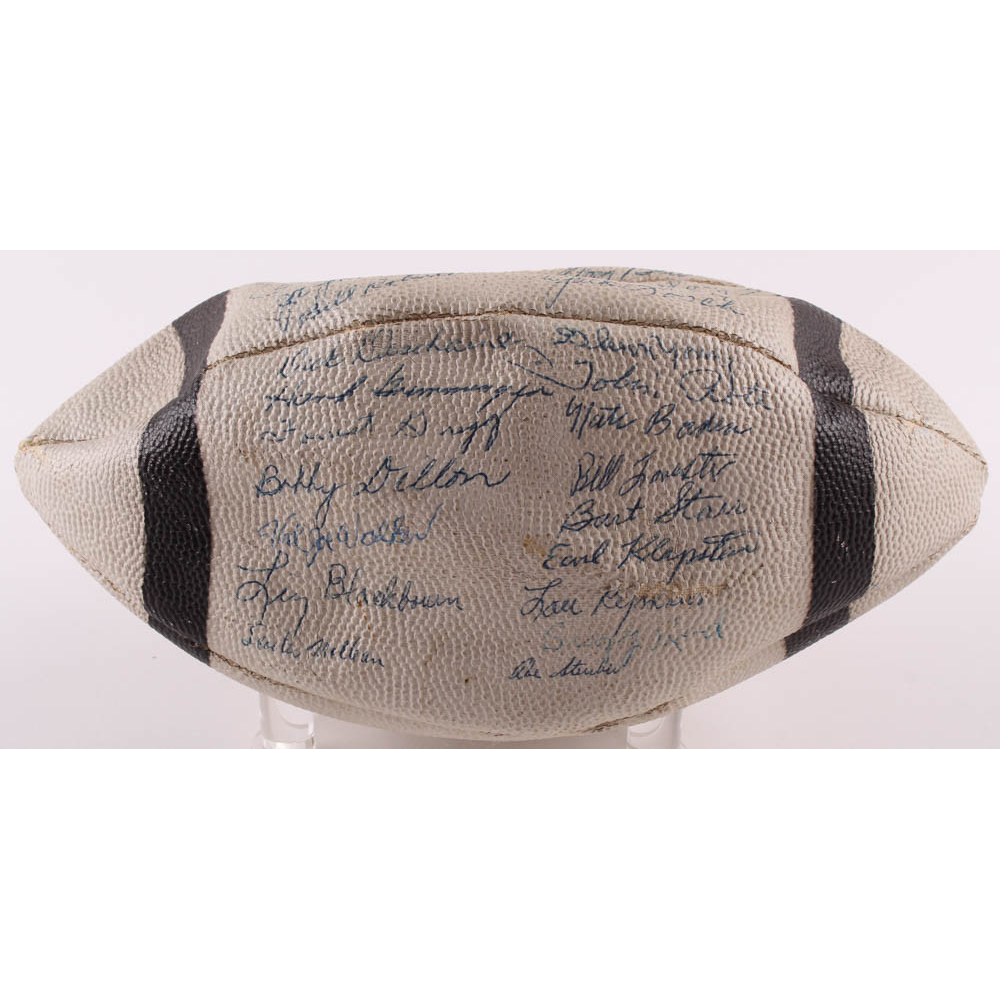 1956 Packers Football Team-Signed by (38) With Bart Starr, Forrest ...