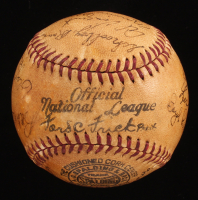 1938 Exporters ONL Baseball Team-Signed by (19) with Les Fleming ...