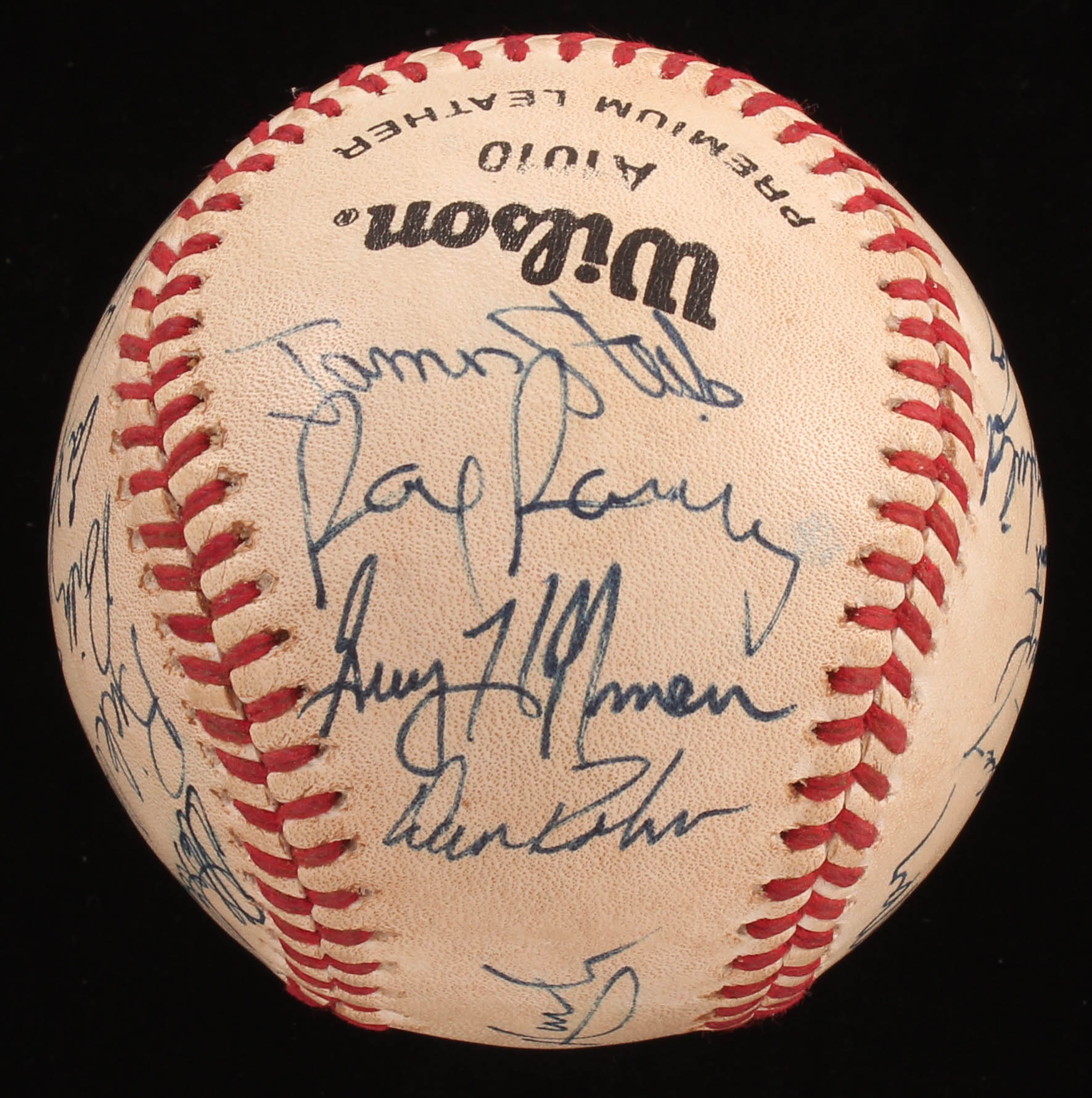 1988 89ers Baseball Team-Signed by (22) with Toby Harrah, Robbie Wine ...