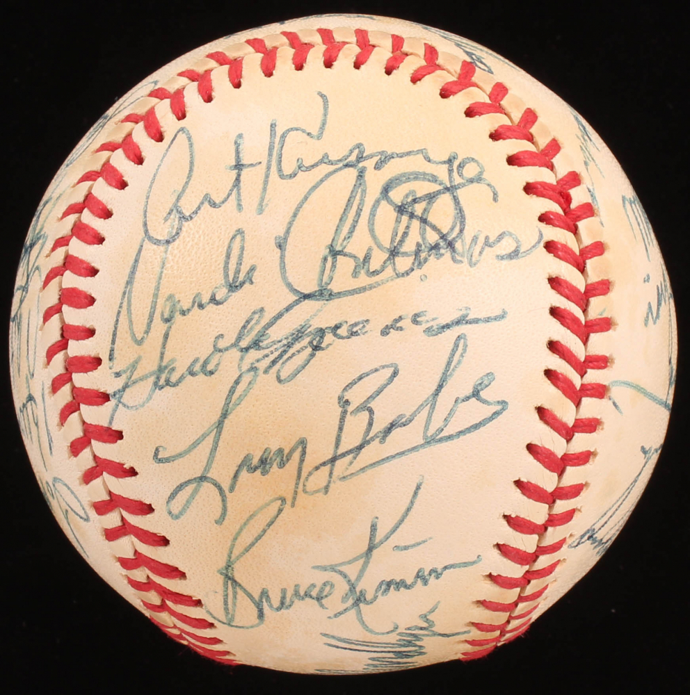 1980 White Sox Baseball Team-Signed by (27) with Tony La Russa, LaMarr ...