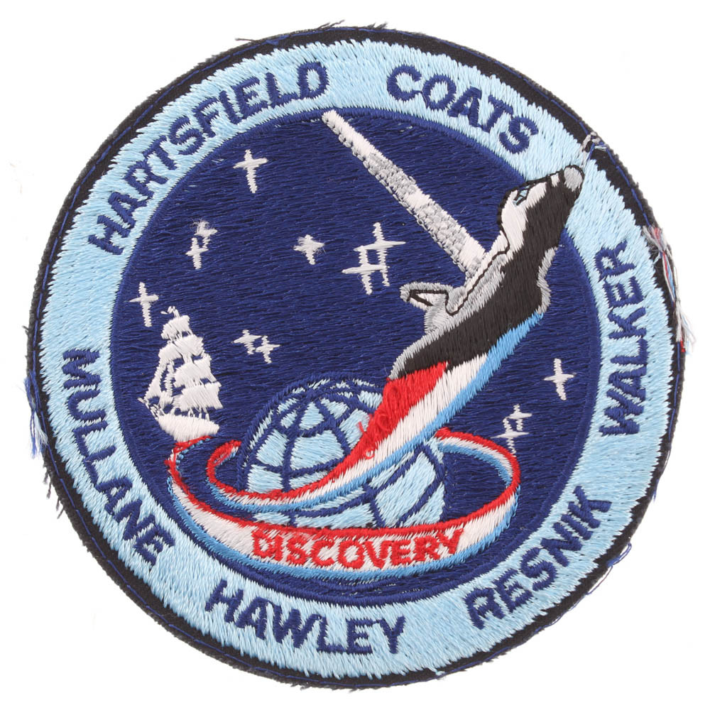 NASA 1984 Space Shuttle Discovery STS-41-D Mission Patch | Pristine Auction