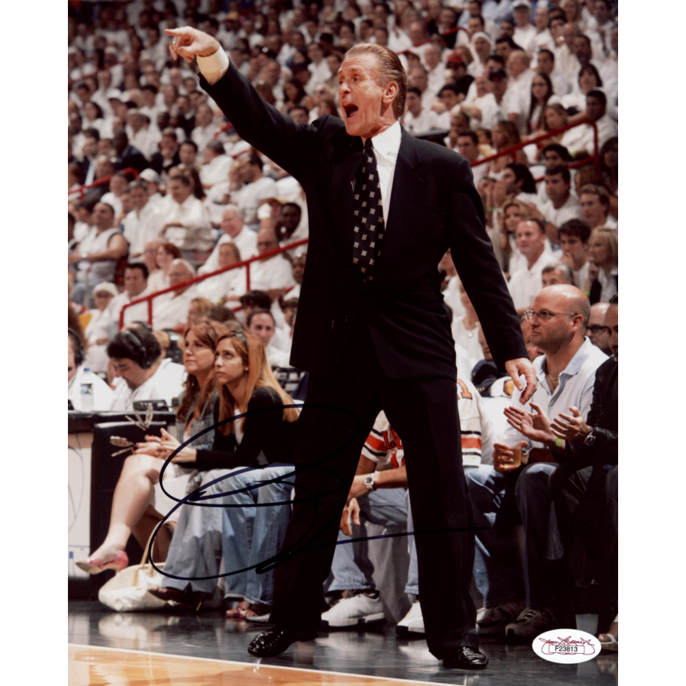 Pat Riley Signed Heat 8x10 Photo (JSA COA) | Pristine Auction