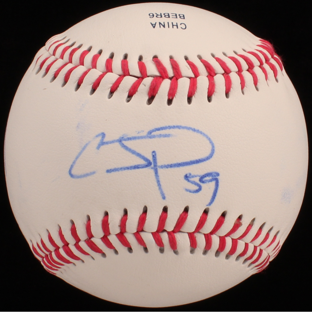 Chris Paddock Signed OML Baseball Inscribed "The Sheriff" (JSA COA ...