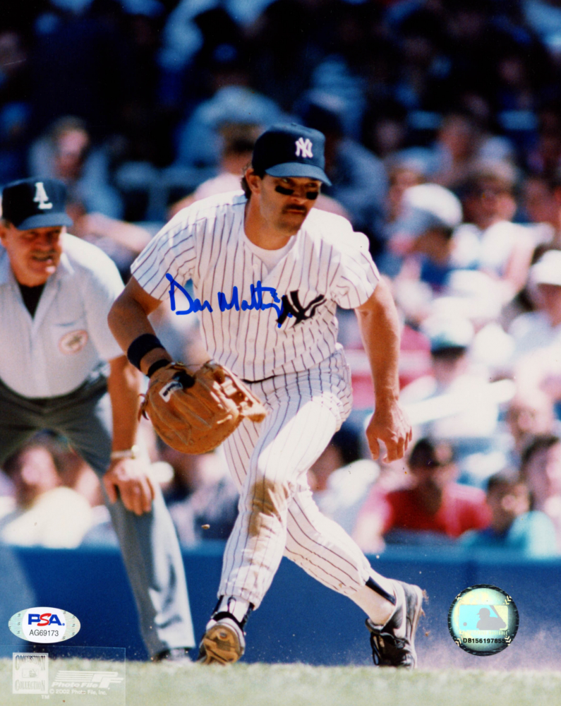 Don Mattingly Signed Yankees 8x10 Photo (PSA COA) | Pristine Auction