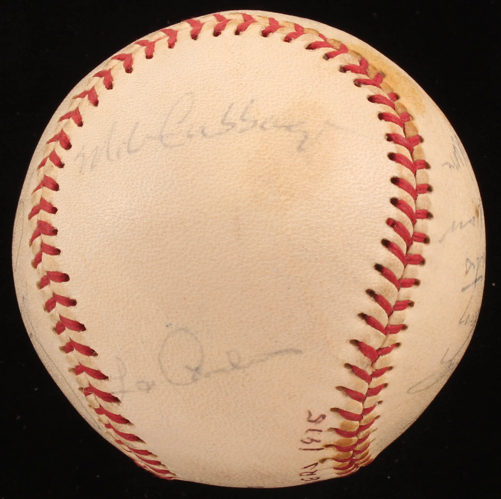 1975 Texas Rangers Baseball Team-Signed By (14) With Jeff Burroughs ...