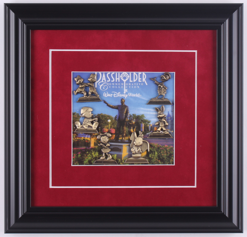 Walt Disney World Commemorative 12x12.5 Custom Framed Passholder Pin ...
