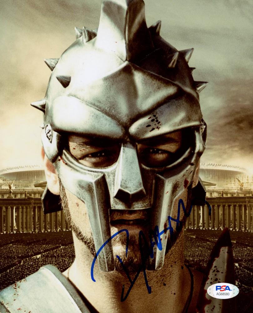 Russell Crowe Signed "Gladiator" 8x10 Photo (PSA Hologram) | Pristine ...