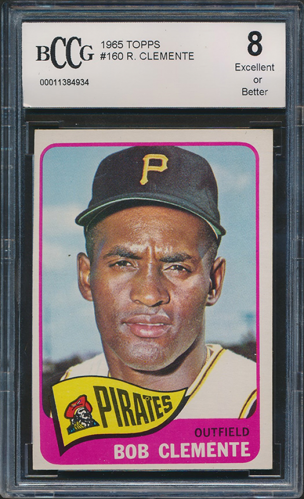 Roberto Clemente 1965 Topps #160 (BCCG 8) | Pristine Auction