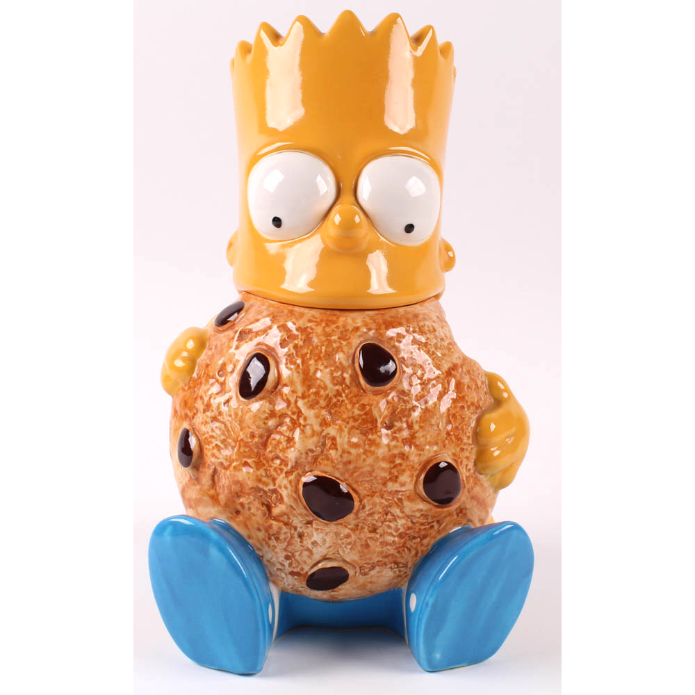 Matt Groening Signed Bart Simpson Porcelain Cookie Jar Inscribed "11-5 ...