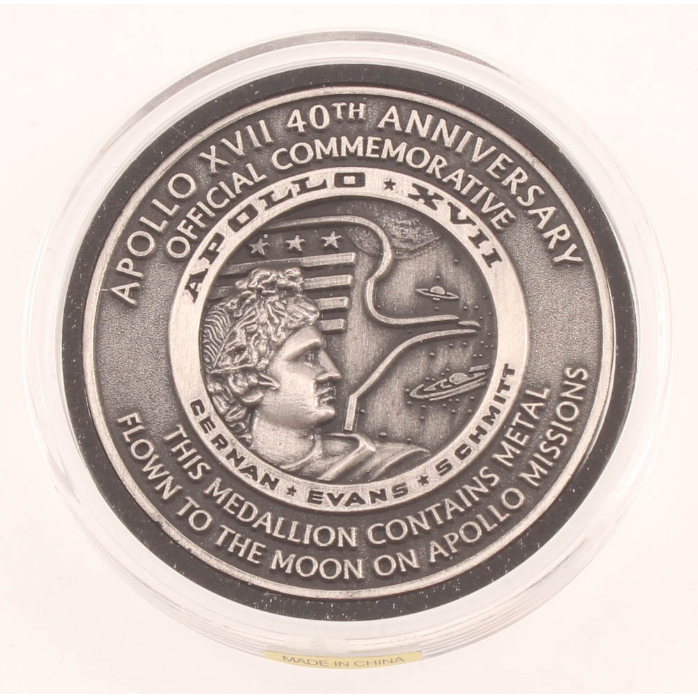 Apollo 17 40th Anniversary Commemorative Medallion | Pristine Auction