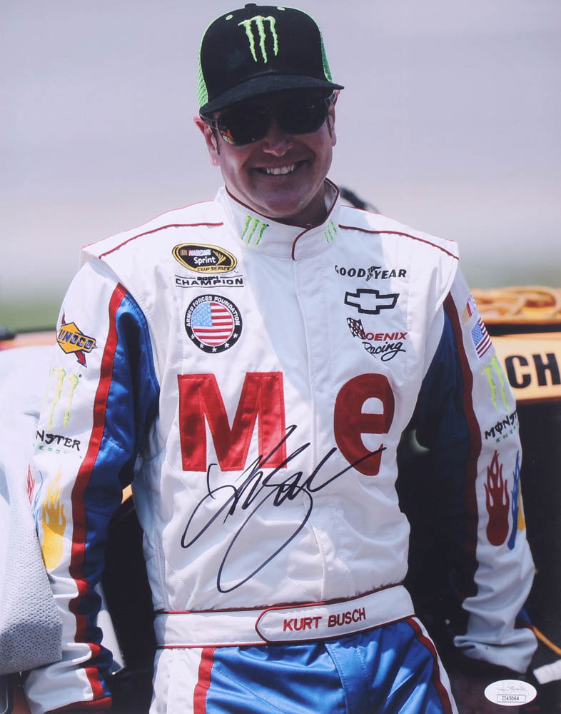 Kurt Busch Signed NASCAR 11x14 Photo (JSA COA) | Pristine Auction