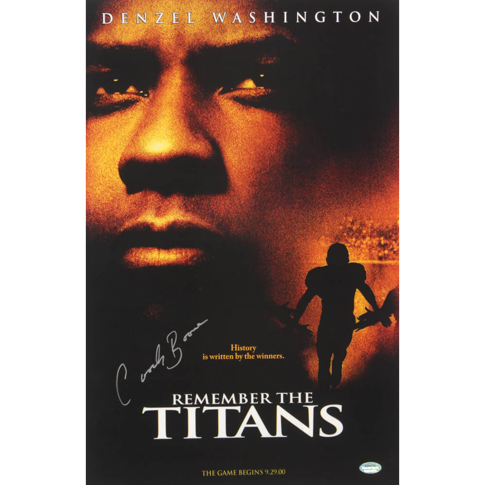 Herman "Coach" Boone Signed "Remember the Titans" 11x17 Poster ...