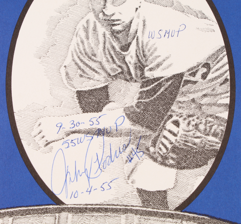 Roger Craig, Clem Labine & Johnny Podres Signed "The Boys of Summer" LE ...