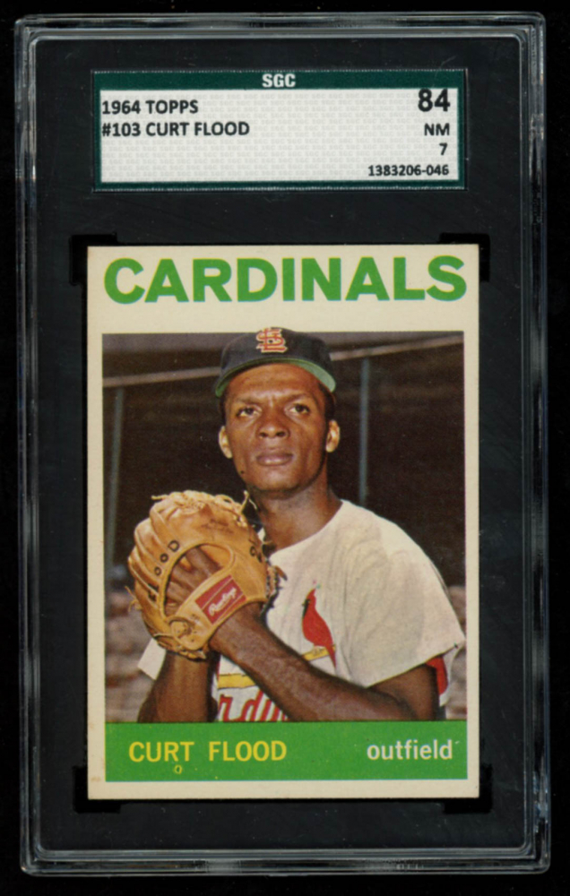 Curt Flood 1964 Topps #103 (SGC 7) | Pristine Auction