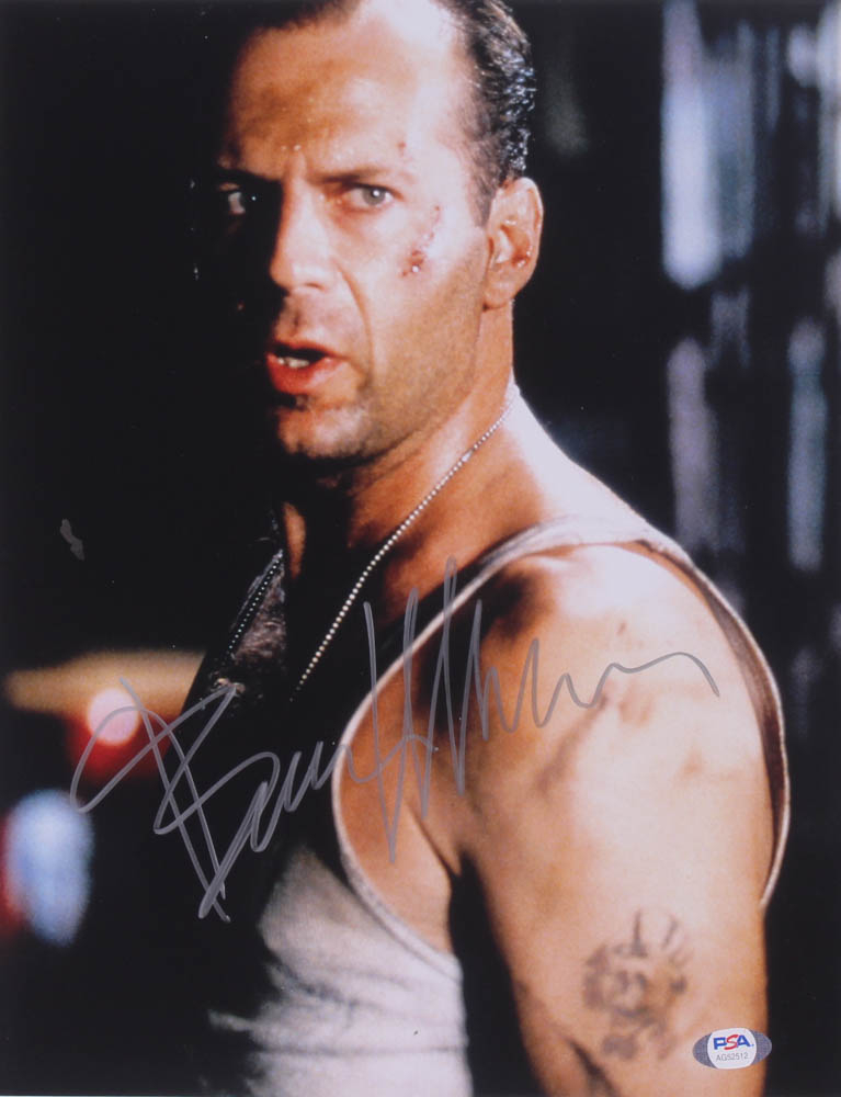 Bruce Willis Signed "Die Hard" 11x14 Photo (PSA Hologram) | Pristine ...