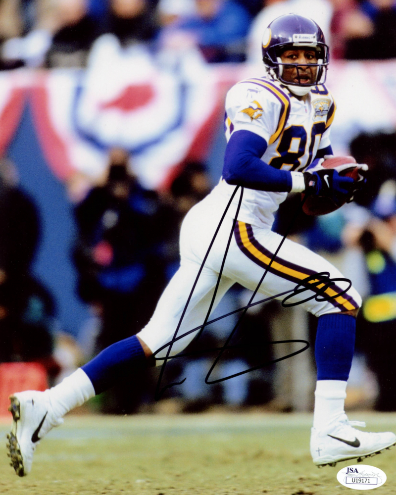 Cris Carter Signed Vikings 8x10 Photo (JSA COA) | Pristine Auction