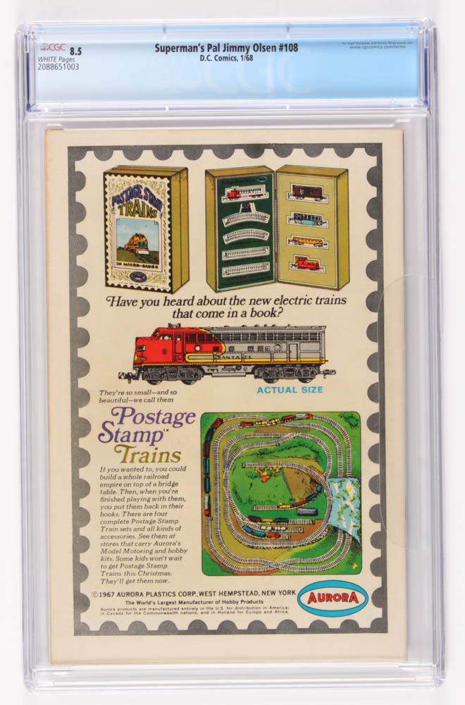 1968 Superman's Pal Jimmy Olsen Issue #108 DC Comic Book (CGC 8.5 ...