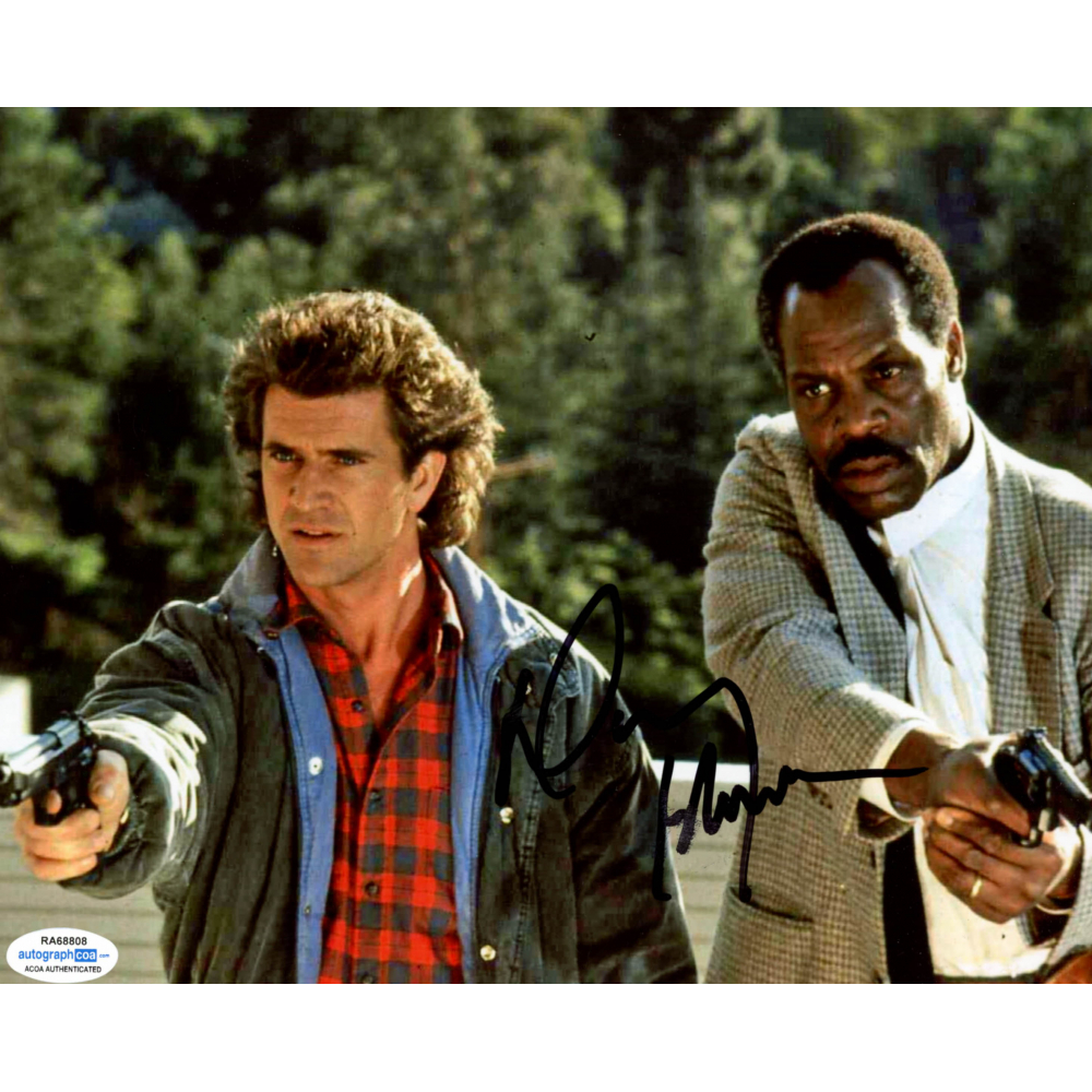 Danny Glover Signed "Lethal Weapon" 8x10 Photo (AutographCOA COA ...