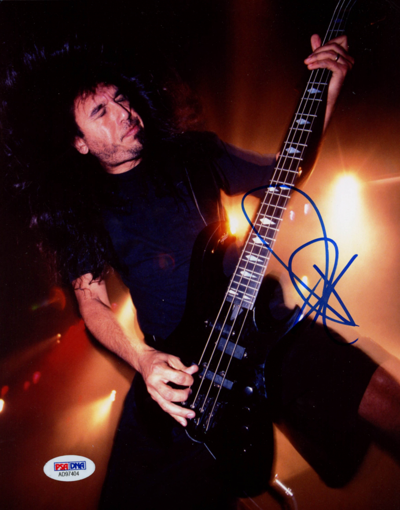 Tom Araya Signed 8x10 Photo (PSA COA) | Pristine Auction