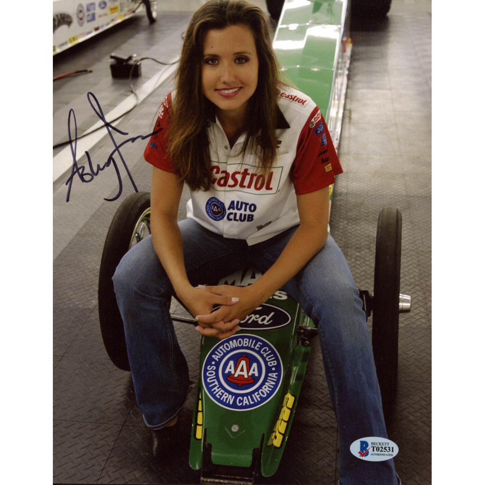 Ashley Force Hood Signed 8x10 Photo Beckett Coa Pristine Auction