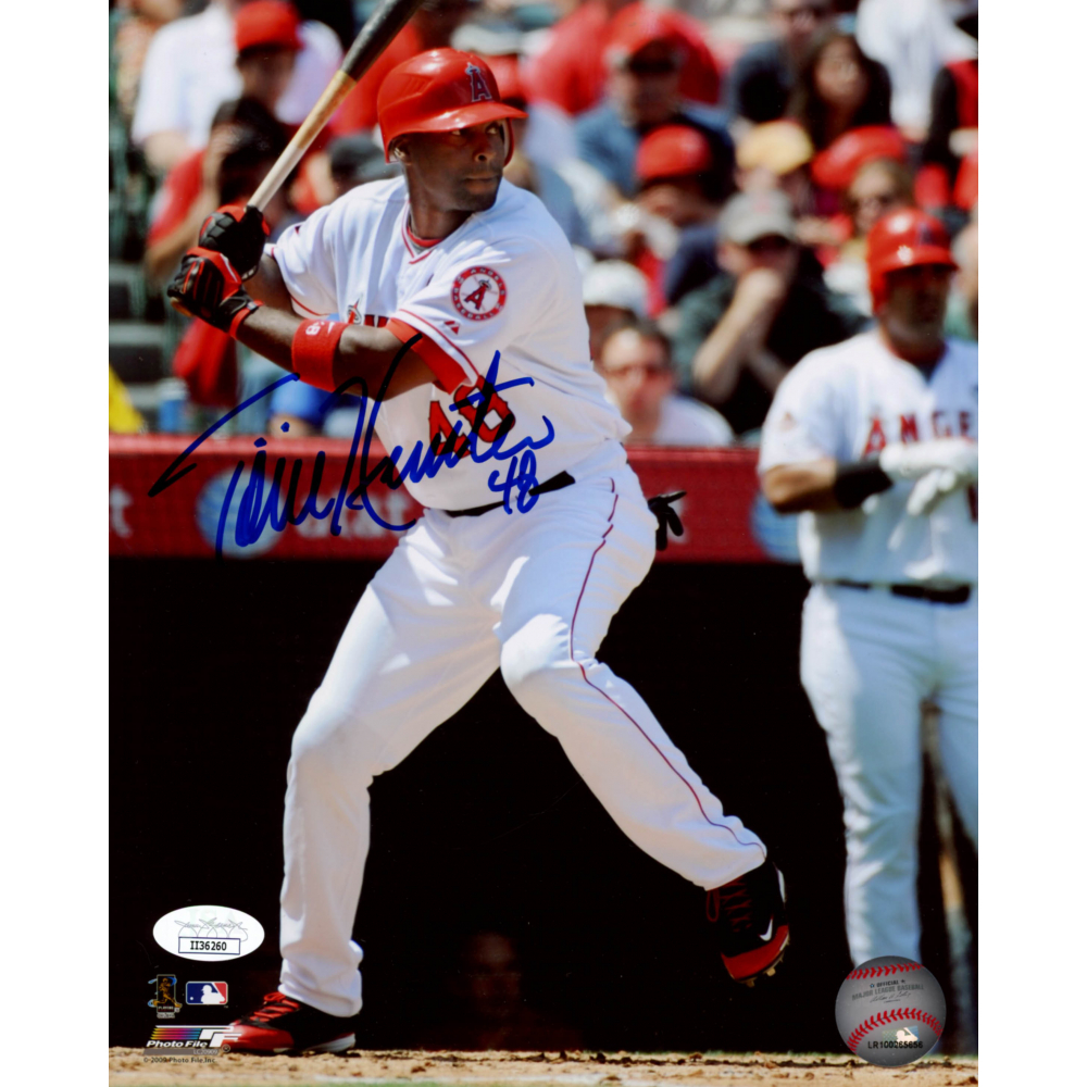 Torii Hunter Signed Angels 8x10 Photo (JSA COA) | Pristine Auction