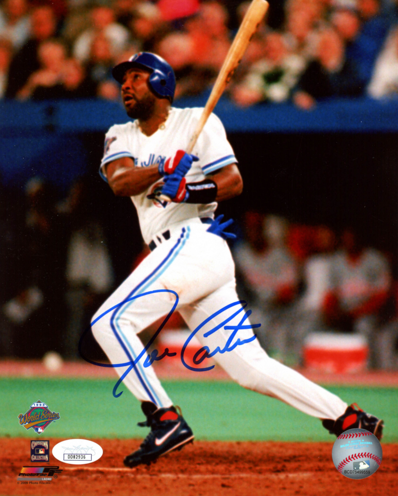 Joe Carter Signed Blue Jays 8x10 Photo (JSA COA) | Pristine Auction
