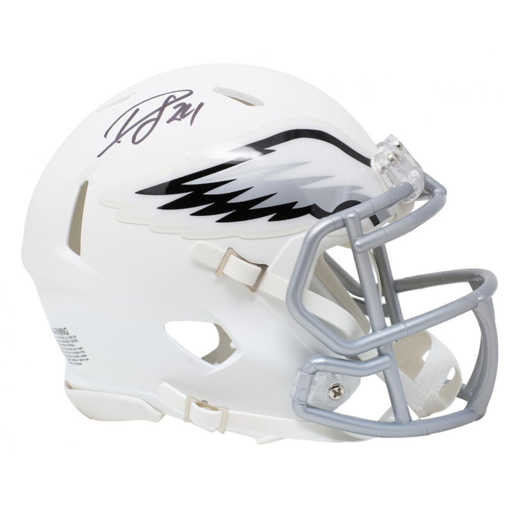 Darius Slay Jr. Signed Eagles Matte White Speed Mini Helmet (JSA COA ...
