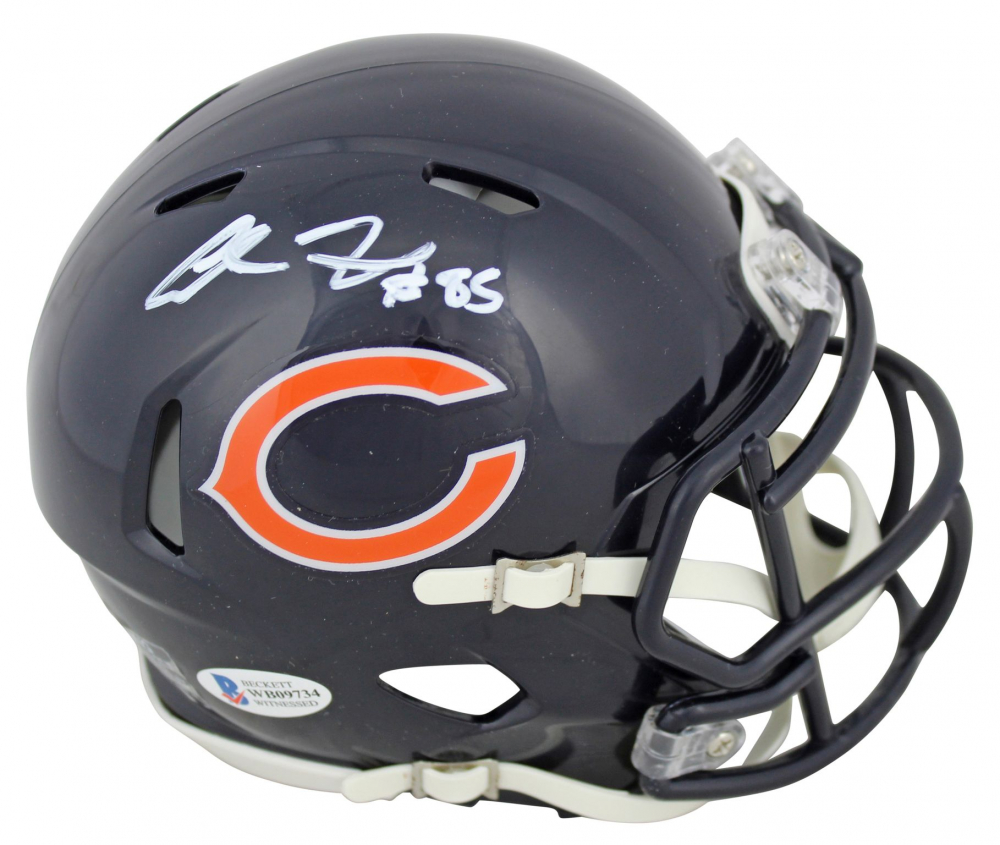 Cole Kmet Signed Bears Speed Mini Helmet (Beckett) | Pristine Auction