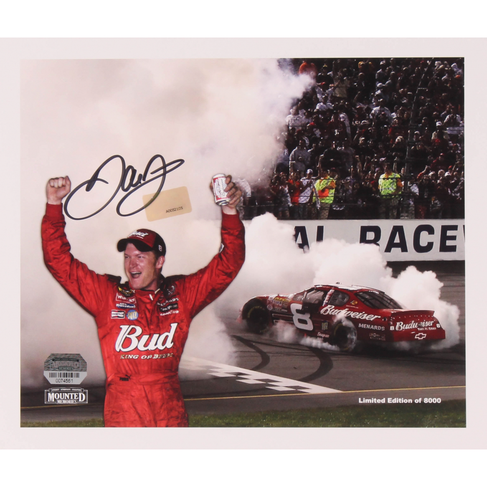 Dale Earnhardt Jr. Signed LE NASCAR 8x10 Photo (Mounted Memories ...