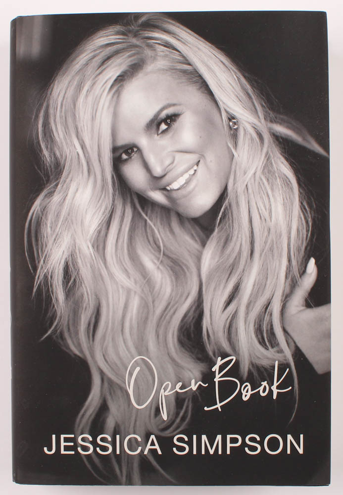 Jessica Simpson Signed "Open Book" Hardcover Book (AutographCOA COA ...