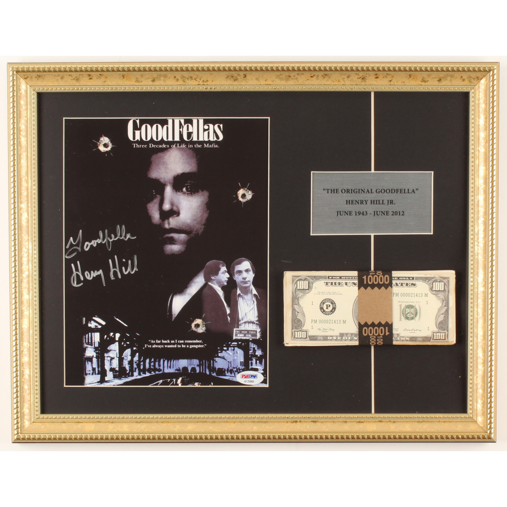 Henry Hill Signed "Goodfellas" 14x18 Custom Framed Photo Display ...