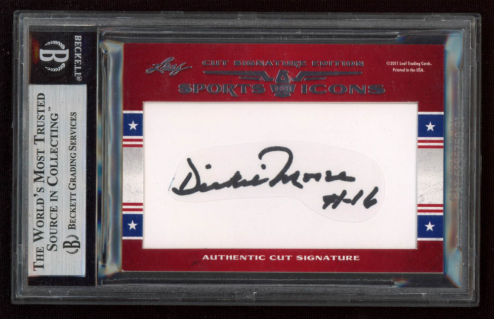 2011 Leaf Sports Icons Cut Signatures Dual Cuts Dick Duff / Dickie ...